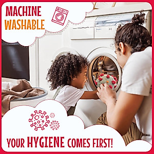 COVID-19 Educational Super Soft Microbe Plush - 10'' Inch Size - Novelty Plushy Toy - SARS-CoV-2 Molecule Stuffed Animal, Gray