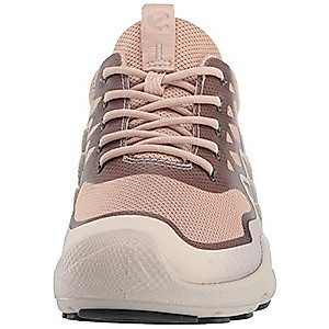 ECCO women's Biom Aex Trainer Sneaker, Rose Dust/Marine Textile, 10-10.5 US