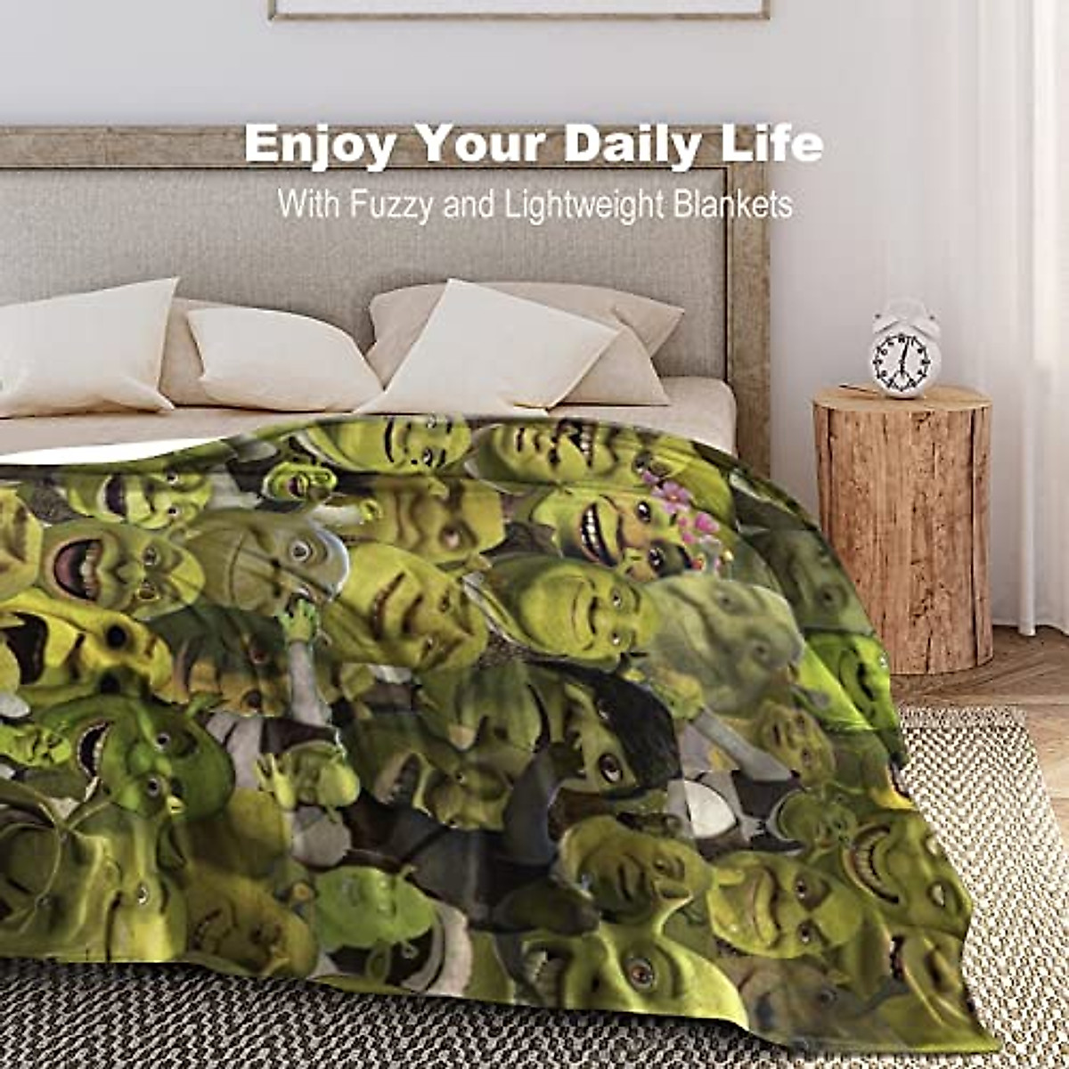NiYoung Easter Gift Funny Cartoon Blankets Soft and Comfortable,Ultra-Soft Micro Fleece Blanket,for Bed Or Sofa,All Season Throw Blankets (Color 5, 40x50 '')