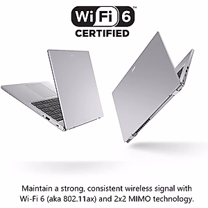 acer Aspire 3 A315-24P-R7VH Slim Laptop (15.6" FHD, AMD Ryzen 3 7320U (Beat i3-N305), 8GB LPDDR5 RAM, 256 GB SSD, Radeon Graphics) for Work & Home, 13.50-Hr Battery Life, IST HDMI, Win 11 Home, Silver