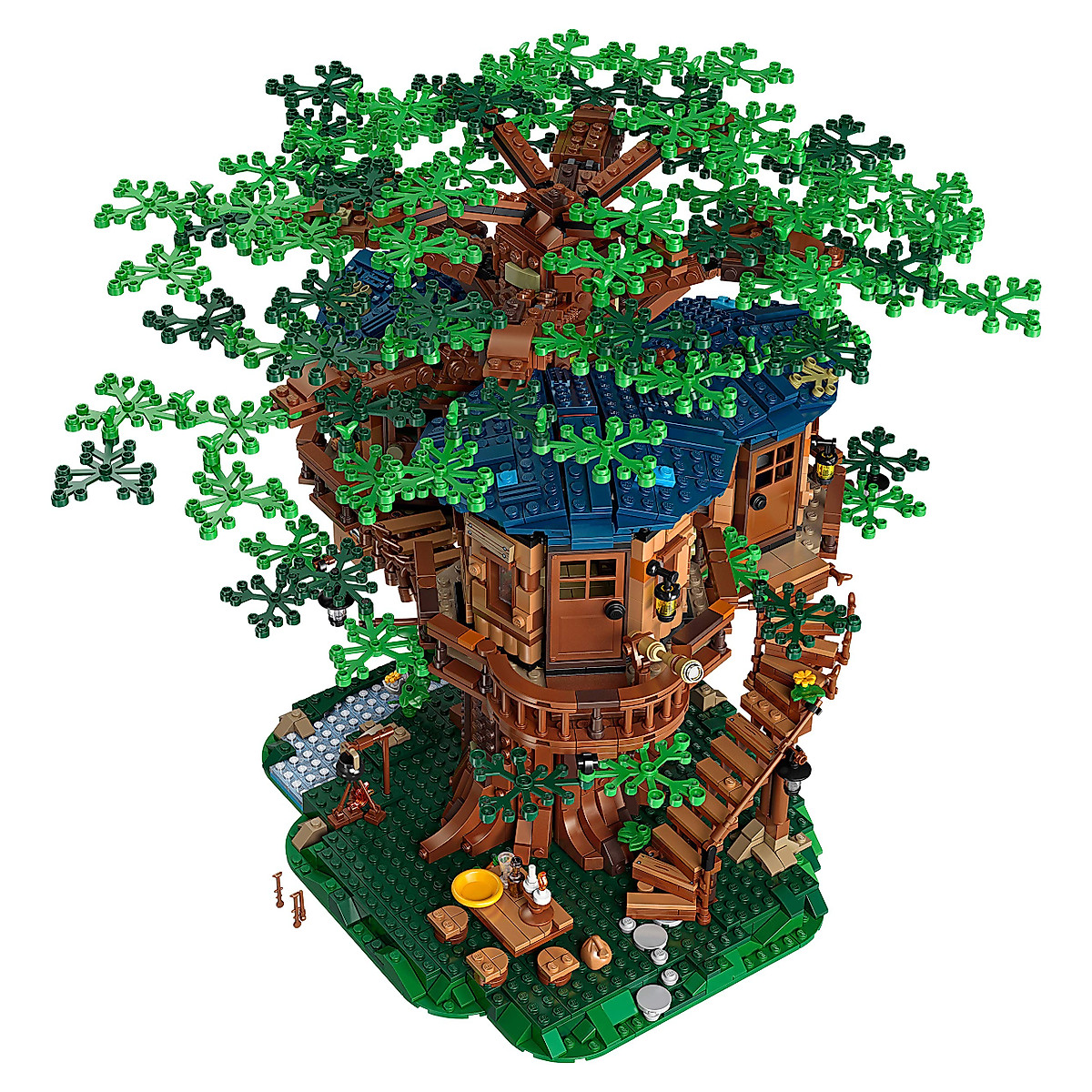 LEGO Ideas 21318 Tree House Playset Building Kit (3,036 Pieces) — Collectible Display Set and Birthday Family Christmas Holiday Toy for Adults & Kids — Drawstring Bag