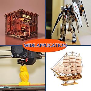 JUNYAOHSU Gundam Model Tool Kit, 28pcs Hobby Building Tool Set, Modeler Basic Tools Craft Set for Cars, Airplanes, Buildings, Gundam, Robots Models Repairing and Fixing