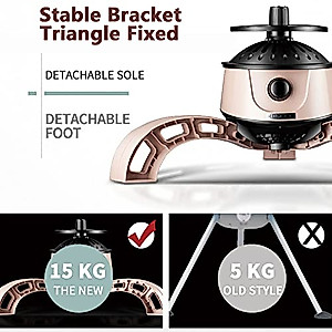 EUPXRHY Electric Clothes Airer Dryer Indoor, Fast Drying Heated Drying Rack for Clothes with Timer, Portable Electric Airer Clothes Dryer 15kg, Thermostatic Heating, 900W Energy Saving