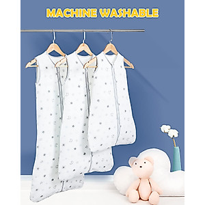 Lictin Baby Sleep Sack 1.0 TOG - Toddler Sleeping Sack 18-36 Months, Baby Wearable Blanket, Unisex Sleeveless Summer Baby Sleeping Bag with Adjustable Length and 2-Way Zipper