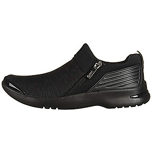 BZees womens Axis Sneaker, Black, 8 Wide US