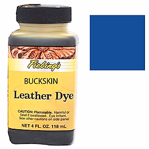 Fiebings Navy Blue Leather Dye, Alcohol Based Dye
