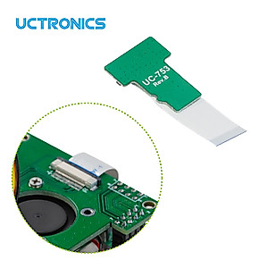 UCTRONICS for Raspberry Pi 4 Rerouting Board with POE Functionality, OLED Display, Power Switch and SD Adapter Board