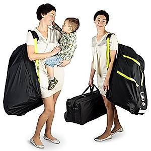 Car Seat Bags for Air Travel, Car Seat Travel Bag for Airplane, Easy Carry Durable Car Seat Gate Check Bag, Car Seat Bag, Carseat Travel Cover, Carseat Travel Bag, Car Seat Cover for Airplane Travel