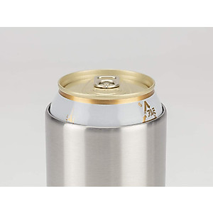 Snow Peak Shimo Can Cooler Vacuum-Insulated to Keep Canned Beverages Cold