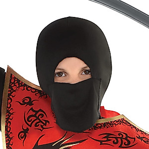 Premium Red & Black Ninja Assassin Smal Costume (4-6) - 1 Set - Perfect Fit & Comfort for Stealthy Warriors