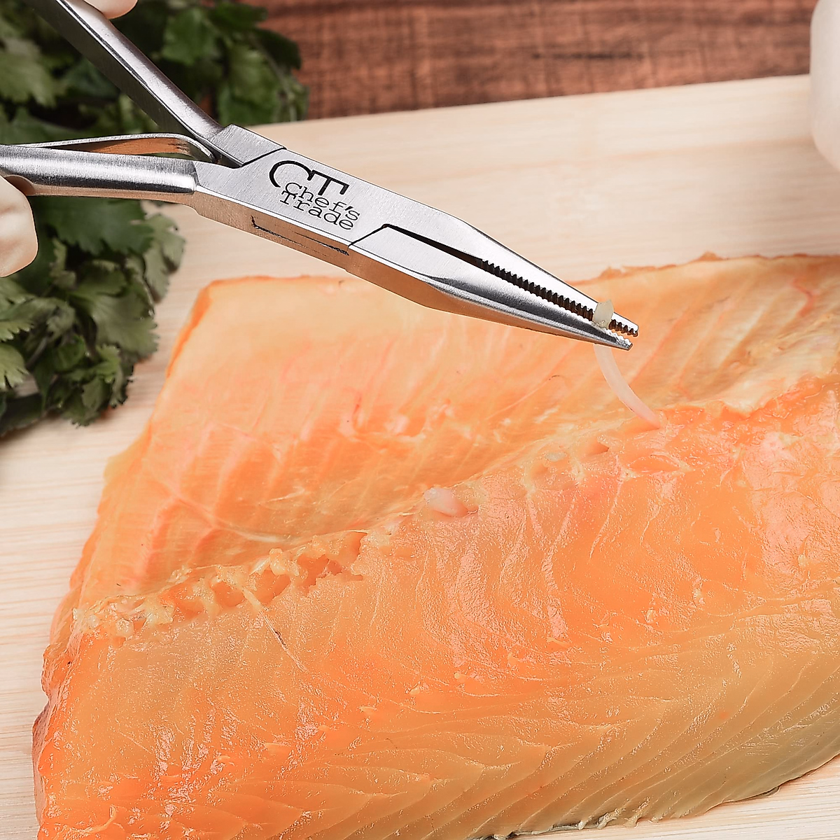 Fish Bone Pliers/Tweezers Stainless Steel Washable (Silver)