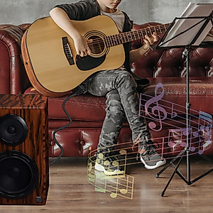 PNGKNYOCN Right Angle 1/4 TS Guitar Cable 90 Degree 6.35mm Mono Male to Female Extension Cable for Amplifiers,Guitars,Pianos,Home Theater Equipment Etc. （50cm）