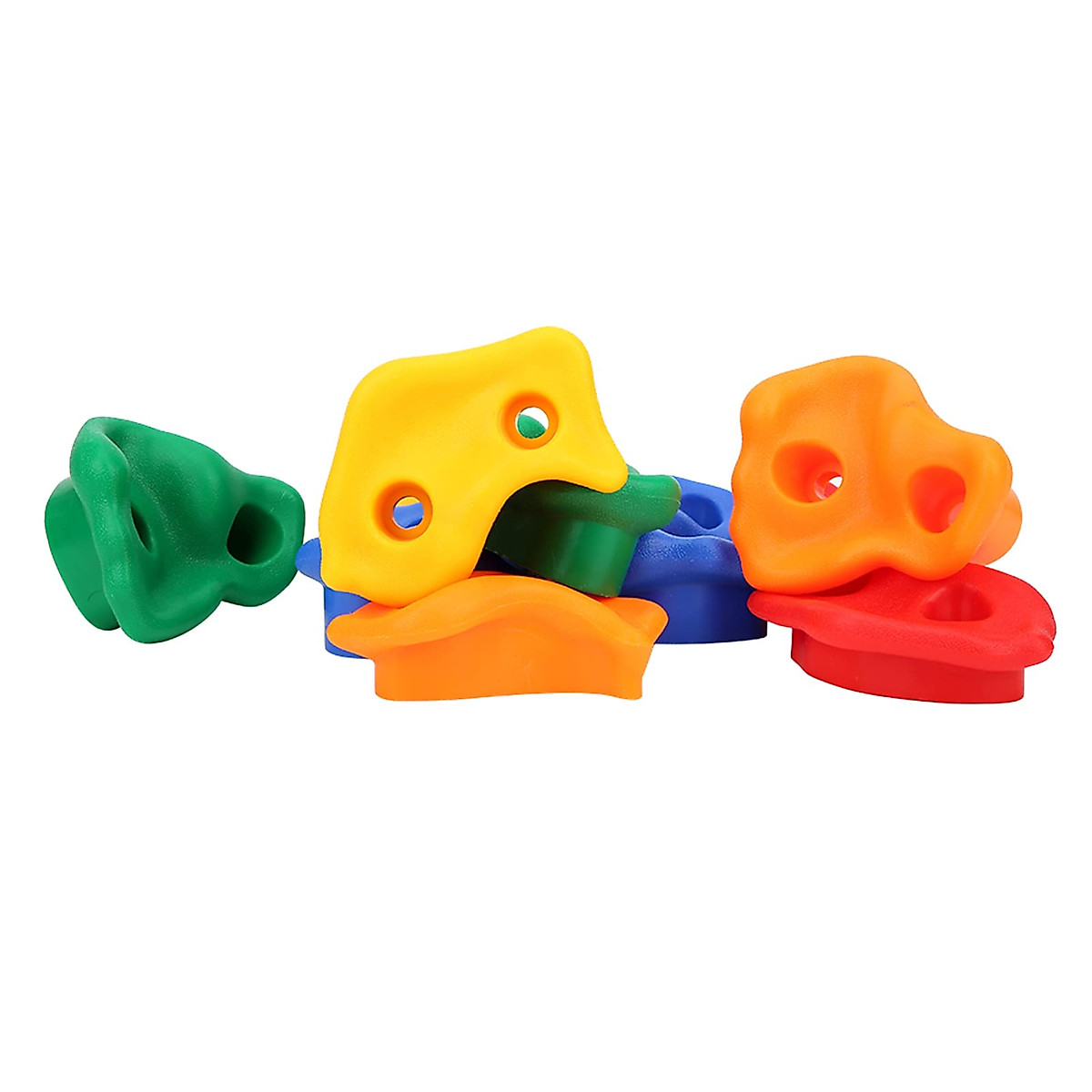 LIULDASHUN Colorful S Rock Climbing Wall Holds Set, Practical Playground Equipment Accessory for Active Outdoor Play, S Rock Climbing Wall Holds Set