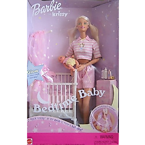 Barbie and Krissy Bedtime Baby with Musical Crib