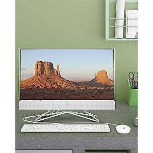 HP All-in-One Desktop PC, 11th Gen Intel Core i5-1135G7 Processor, 8 GB RAM, 512 GB SSD Storage, Full HD 23.8” Touchscreen, Windows 10 Home, Remote Work Ready, Mouse and Keyboard (24-df1270, 2021)