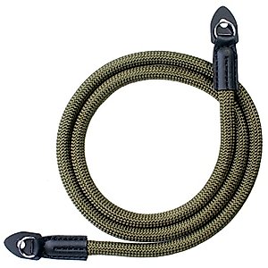 VKO Camera Strap Rope Compatible with Sony Canon Nikon Fuji DSLR SLR Mirrorless Camera Rope Strap 100cm Green
