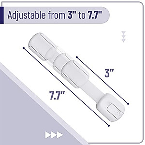 Bates- Child Safety Strap Locks, 6 Pack, Child Proof Cabinet Latches, Child Safety Cabinet Locks, Drawer Locks Baby Proofing, Baby Cabinet Safety Latches, Baby Proof Cabinet Locks