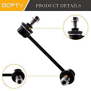 OCPTY - New 2-Piece fit for 2001-2013 for ACURA MDX 2010-2013 for ACURA ZDX 2003-2015 for Honda Pilot - 1 Rear Sway Bar End Link - Driver Side 1 Rear Sway Bar End Link - Passenger Side