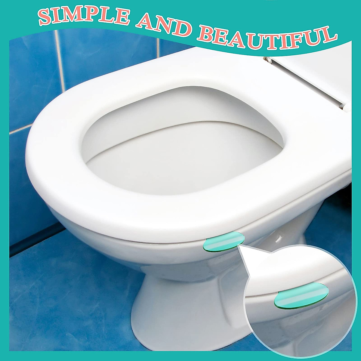 9 Pieces Toilet Seat Lifter Handle Seat Cover Lifter Avoid Touching Toilet Lid Lifter Toilet Seat Lifter Tab Toilet Seat Holder for Bathroom, Home, Travel, Office, Hotel, 3 Colors (Red, Green, White)