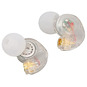 ASHATA Earphone Head Replacement for Shure SE215 SE315 SE535, Pluggable Detachable HiFi Earpiece Head,Sports Earphone Earbud Head, for MMCX Interface Cable(Transparent)