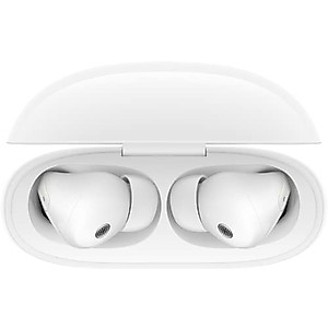 Xiaomi Buds 3, Up to 40dB ANC, 3 ANC Modes, Dual Transparency Modes, Dual-Magnetic Dynamic Driver, Hi-Fi Sound Quality, 32 Hours Battery Life, IP55 Dust and Water Resistance, Wireless Charging, White