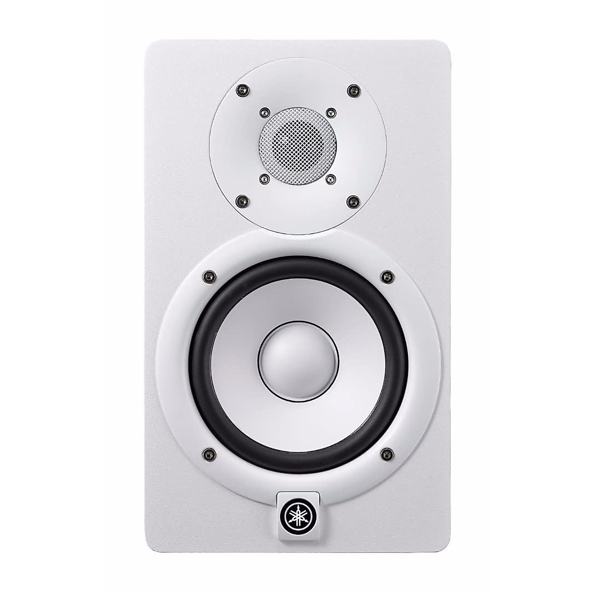 Yamaha HS5 W 5-Inch Powered Studio Monitor (White, 2-Pack) Bundle (2 Items)