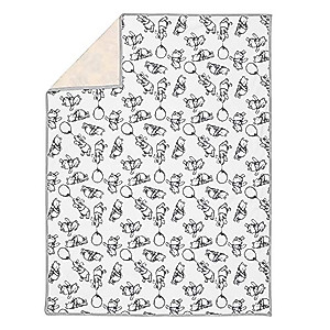 Lambs & Ivy Disney Baby Winnie The Pooh Baby Blanket - Tan/Cream Jersey/Minky