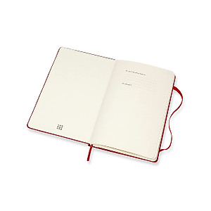 Moleskine Classic 12 Month 2022 Weekly Planner, Hard Cover, Large (5" x 8.25"), Scarlet Red