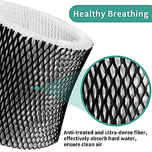 SUNRRA HWF64 Humidifier Filter for Sunbeam Humidifier Filter B, SCM1746, Long-Last & Sturdy, Fits Holmes HM1746, HM-1745 and Bionaire BWF64, 3 Pack