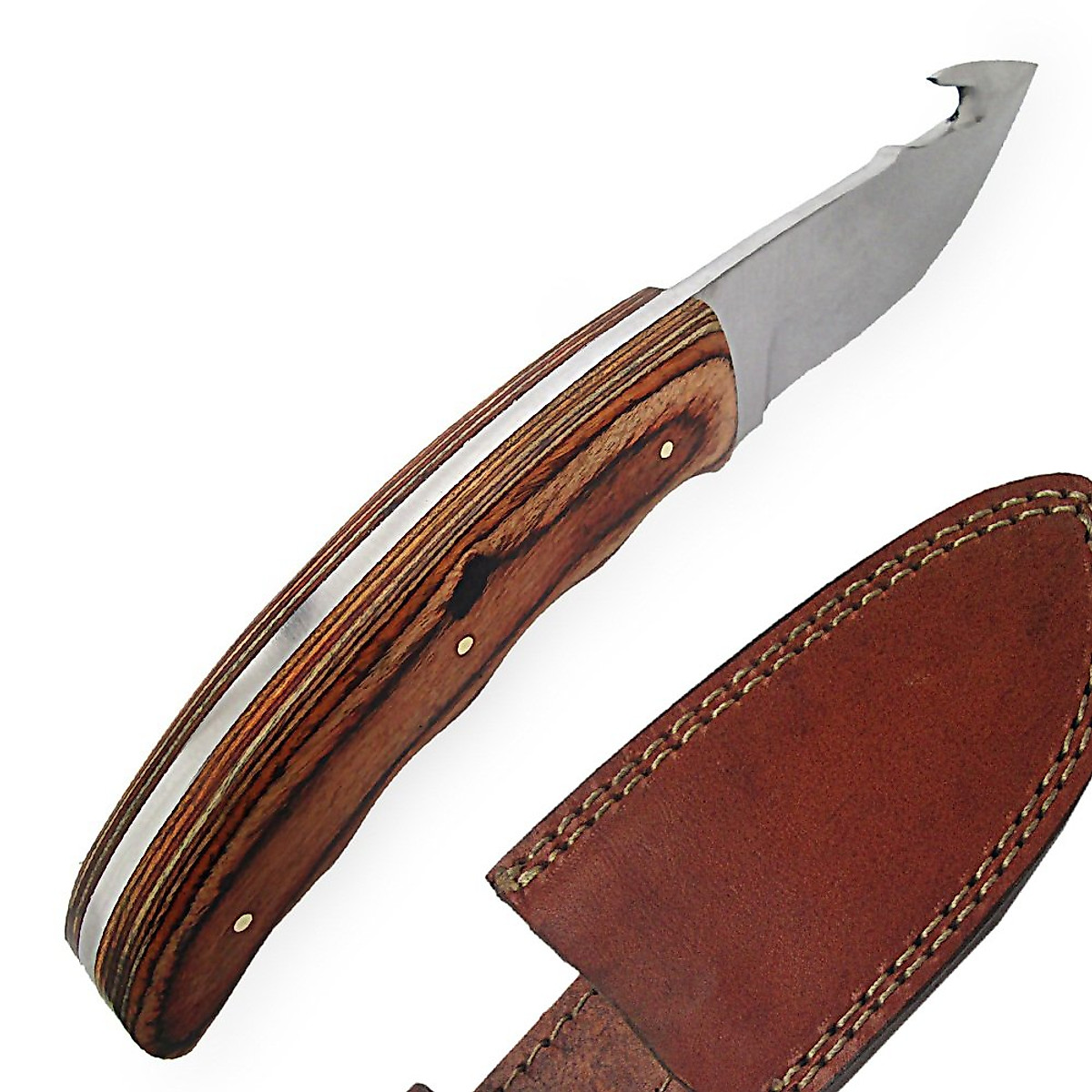 Armory Replicas Hunting Full Tang Kentucky Outfitter Gut Hook Knife