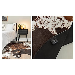 NativeSkins Medium Faux Cowhide Rug - Original (4.3ft x 5.6ft)