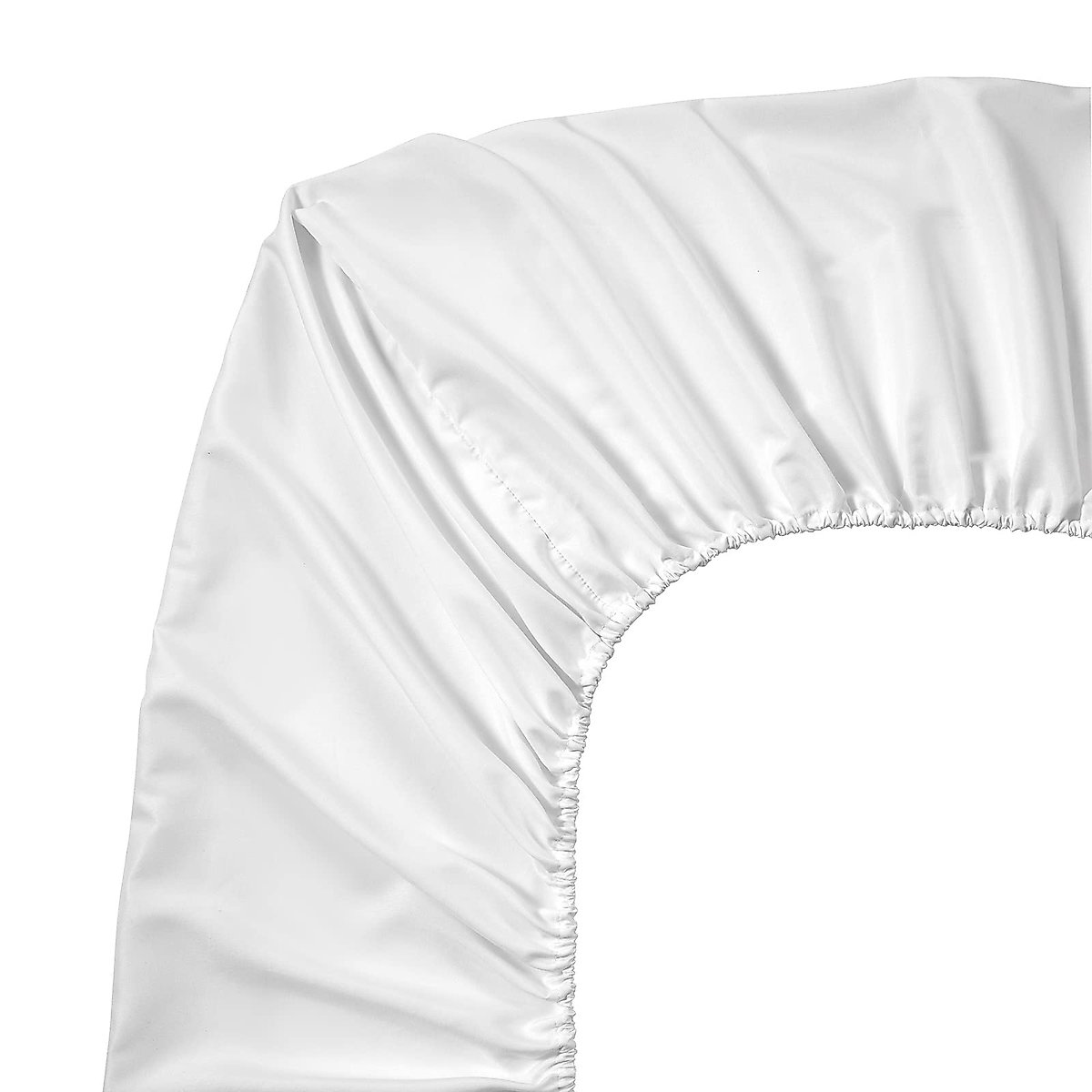 FreshCulture Twin Fitted Sheets, Bulk Pack of 6, Deep Pocket, Soft Microfiber Bottom Sheets for Home, Salons, Hotels, Twin Size Fitted Sheets Only (White)