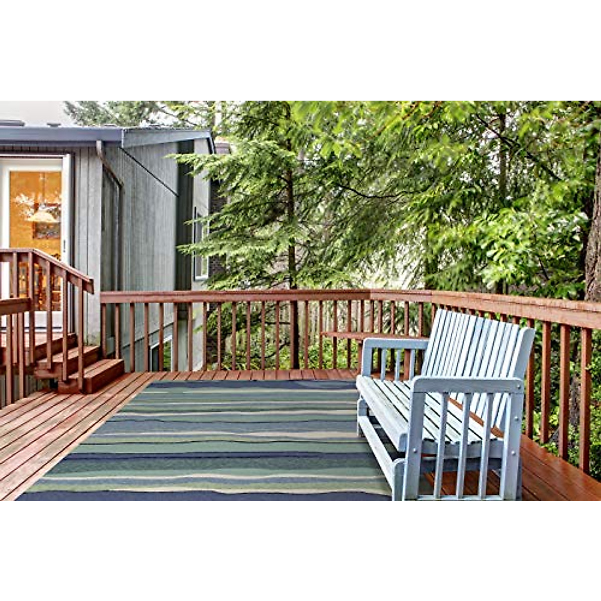 KAS Rugs Rug 7'6" x 9'6" Ocean