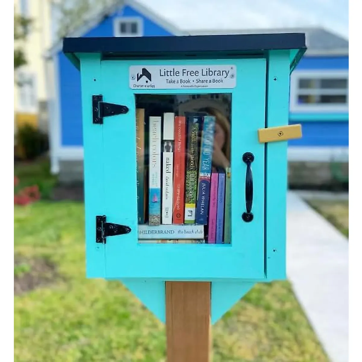 LITTLE FREE LIBRARY® Complete Bundle with Mini Library Kit, Mounting Post Kit Included, Made in America by The Nonprofit That Expands Book Access