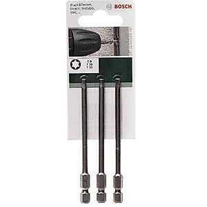 Bosch 2609255971 89mm Torx Screwdriver Bit Set with Standard Quality (3 Pieces)