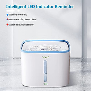 Yczoy Pet Water Fountain Extra Large 3.5L/118oz Automatic Cat/Dog Water Dispenser Recirculating Drinking Kitten/Doggies/Puppy Water Fountain Electric Water Bowl Super Silent | Navi-CVS