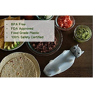 Kids Kitty Cat Taco Holder - Holds Multiple Tacos Purr-fect for Parties or Taco Tuesday with the Family - Fun Novelty Taco Shell Stand for Children and Adults (1)