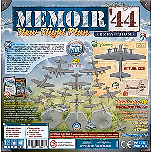 Memoir '44 New Flight Plan Board Game EXPANSION - Take to the Skies with This Thrilling WWII Air Combat! Strategy Game for Kids & Adults, Ages 8+, 2 Players, 30-60 Min Playtime, Made by Days of Wonder