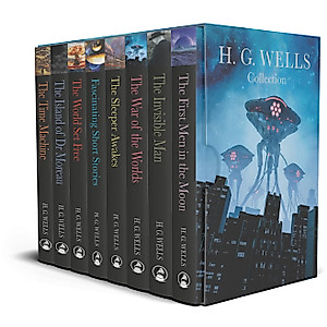 The Classic H. G. Wells Complete 8 Books Collection Box Set (War of the Worlds, Time Machine, World Set Free, First Men in the Moon, Invisible Man, Sleeper Awakes, Fascinating Short Stories & More)