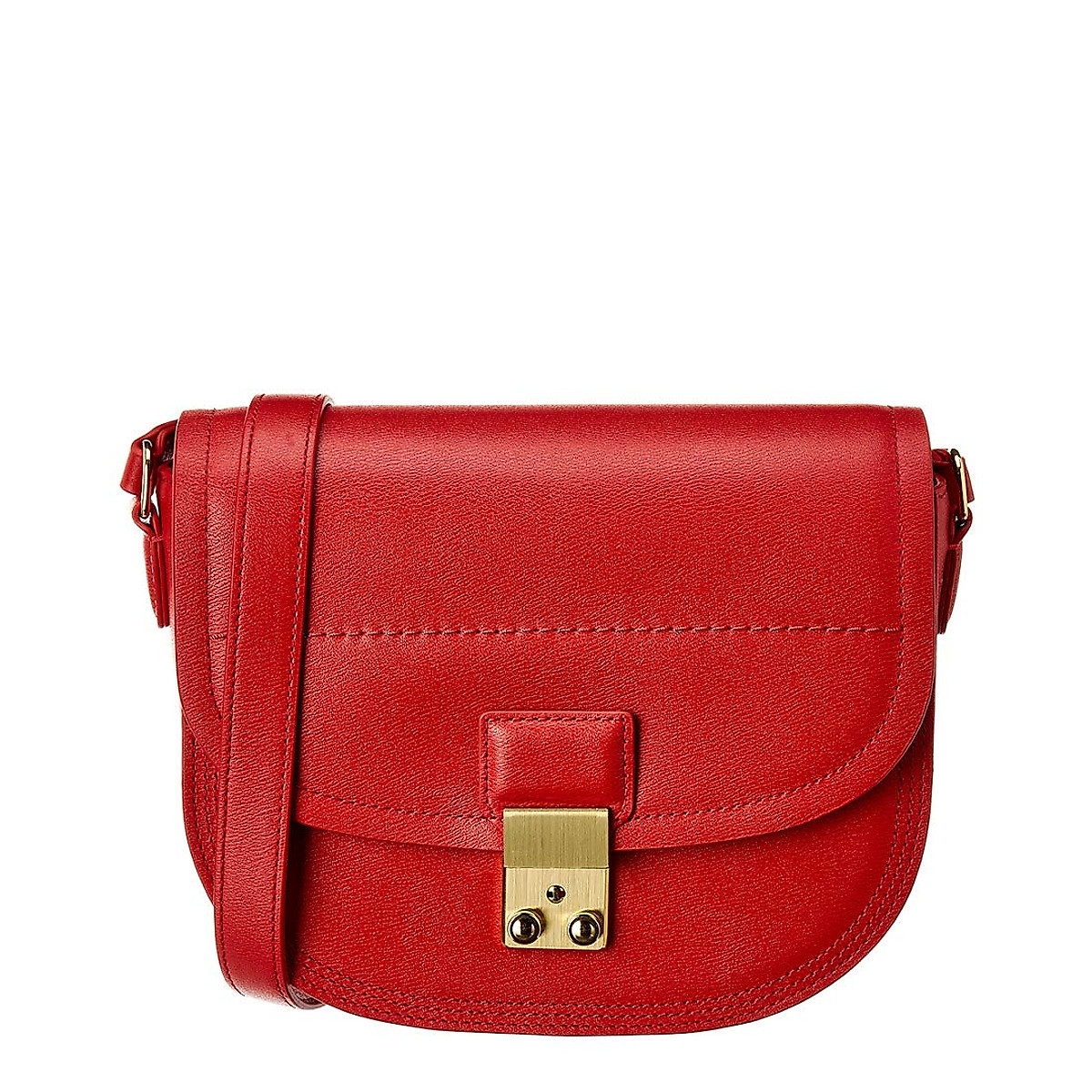 3.1 Phillip Lim womens Pashli saddle, Red, Small US