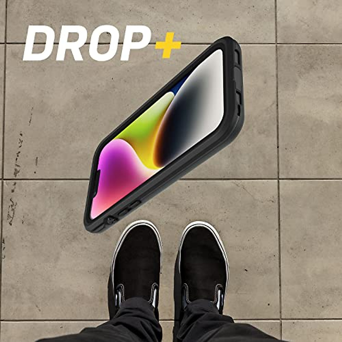 OtterBox FRĒ Series Waterproof Case with MagSafe (Designed by LifeProof) for iPhone 14 - Black