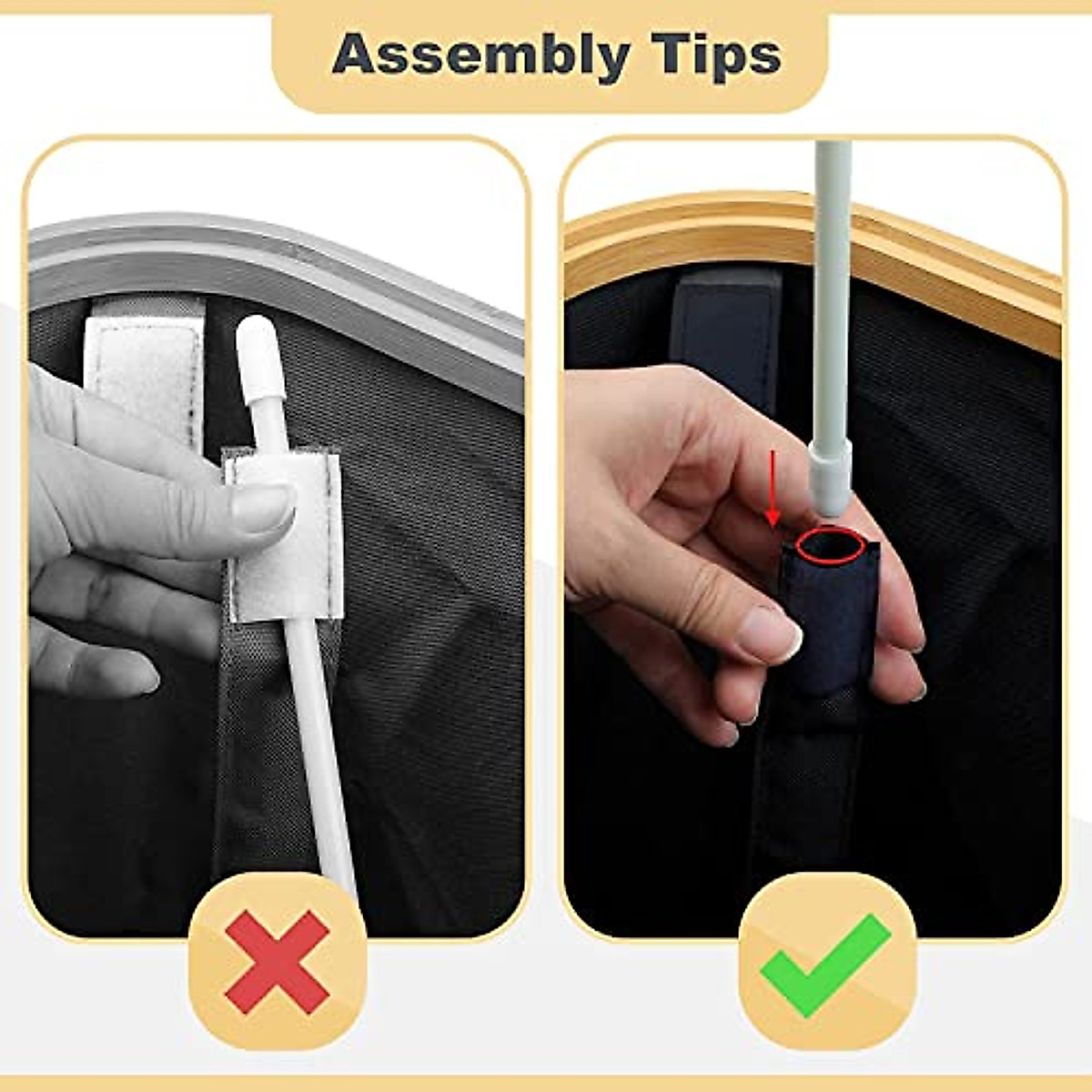 Bellzacasa Laundry Hamper with Lid, Black 100L Large Washing Basket for Laundry with Handles Laundry Basket for Bedroom Bamboo Bathroom Bin