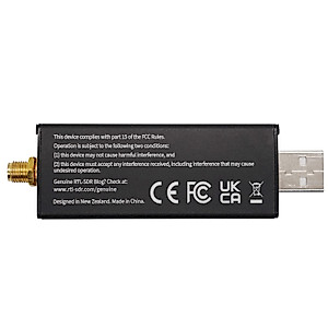 RTL-SDR Blog V3 R860 RTL2832U 1PPM TCXO SMA Software Defined Radio (Dongle Only) (Black)