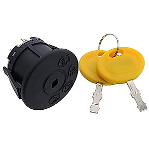 JEENDA 7-Terminals Ignition Starter Switch 175566 175442 163968 532175566 193350 925-1741 Compatible with CubCadet AYP John Deere MTD Husqvarna Dixon Craftsman Murray Delta Ariens Lawn Mower Poulan