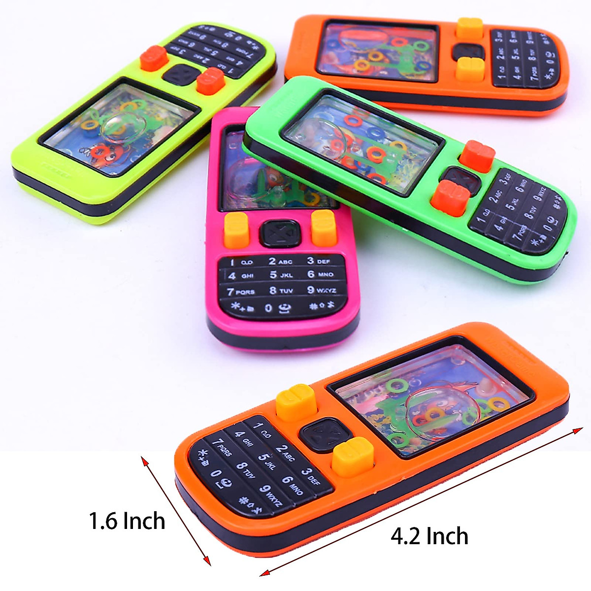 10 Pack Handheld Water Ring Game Party Favors for Kids 4-8-12, Return Gifts, Classroom Prizes, Goodie Bags Stuffers for Birthday Party, Pinata Filler, Treasure Box Toys