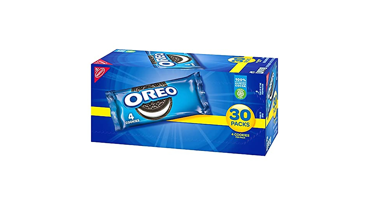 OREO Chocolate Sandwich Cookies - 30 Snack Packs