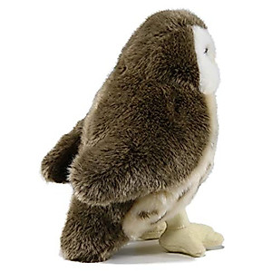 Ice King Bear Owl Stuffed Animal Luminous Eyes, Cute Plush Toy 10 Inches