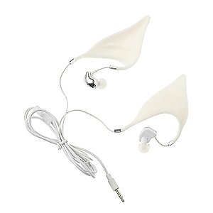 DECHOUS Elf Ear Headphones on-Ear Headphones Sports Ear Buds Sport Accessories elf Ears Headphones Elves Ear Earbuds Cosplay Headset Wired in-Ear Earphone Music Headset Earphone with Mic