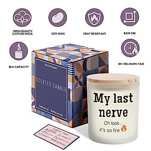 Birthday Gifts for Women - Funny Gifts for Her, Mom, Best Friends Female, Girlfriend, Sister, Boss Lady, Coworker - Friendship Gifts for Women Friends, Coworker Gifts for Women - Scented Candle