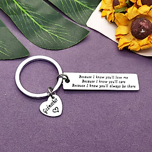 Mother's Day Gift Godmother Gift from Godchild Christmas Keychain for God Mother Jewelry Keychain First Communion Present Thank You Key Chain for Godmother Baptism Jewelry Christen Birthday Present